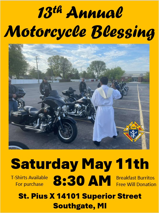 13th Annual Motorcycle Blessing – Saturday, May 11th at 8:30am ...